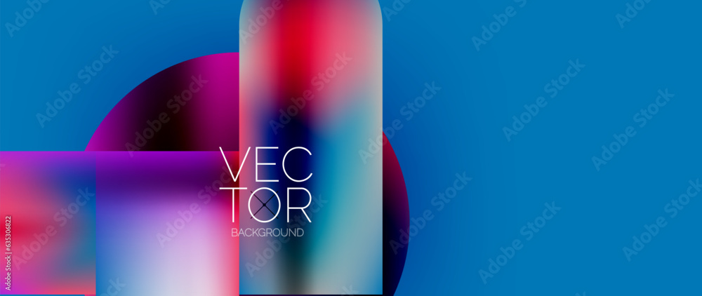 Geometric shapes fluid gradient abstract minimal background for various purposes, including ...