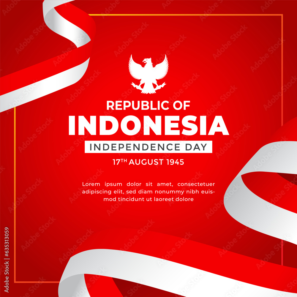 Bendera Merah Putih Indonesia or Bingkai Bendera Merah Putih and ...