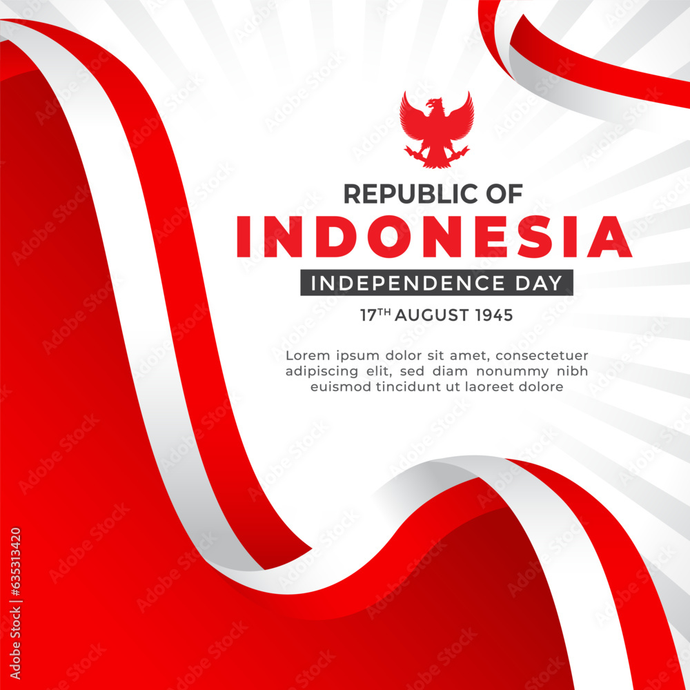 Bendera Merah Putih Indonesia or Bingkai Bendera Merah Putih and ...