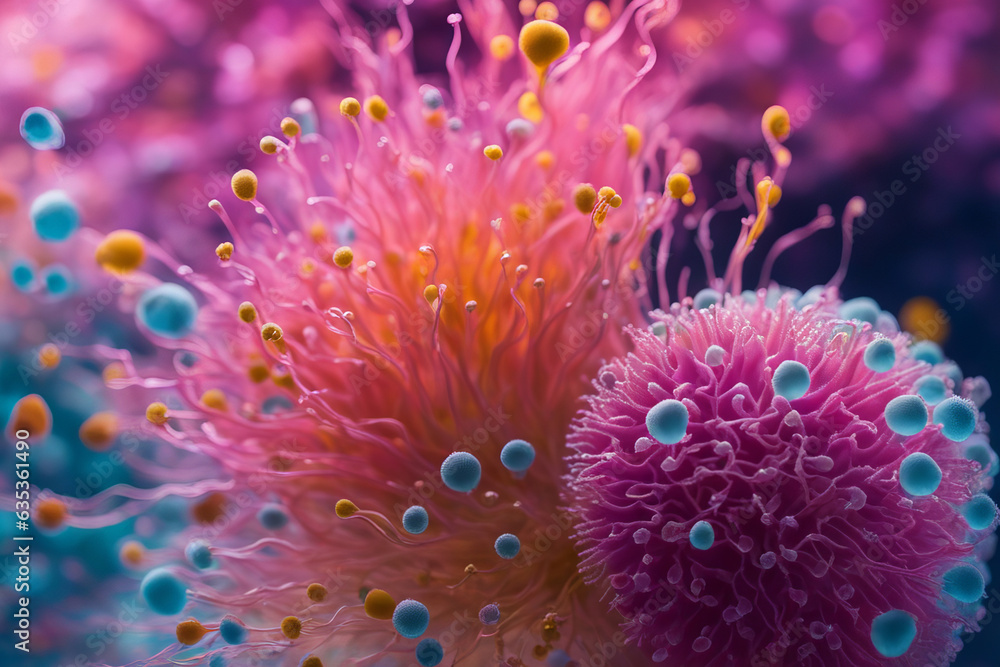 Photo & Art Print Macrocosm, the macroscopic world viruses and ...