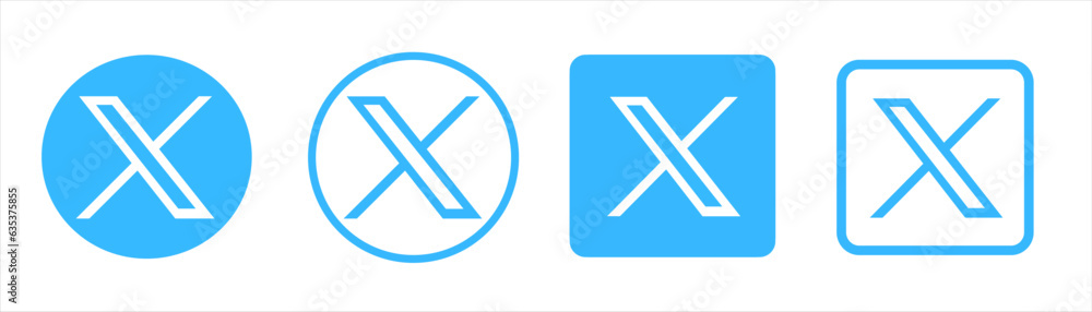 Vinnytsia, Ukraine - August 16, 2023.Twitter new logo png. Twitter X ...