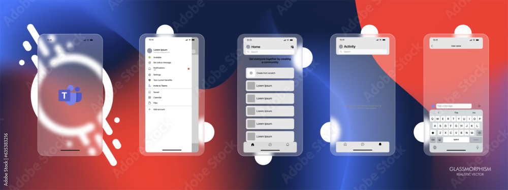 Microsoft teams mockup social media. Microsoft team mockups. Microsoft ...