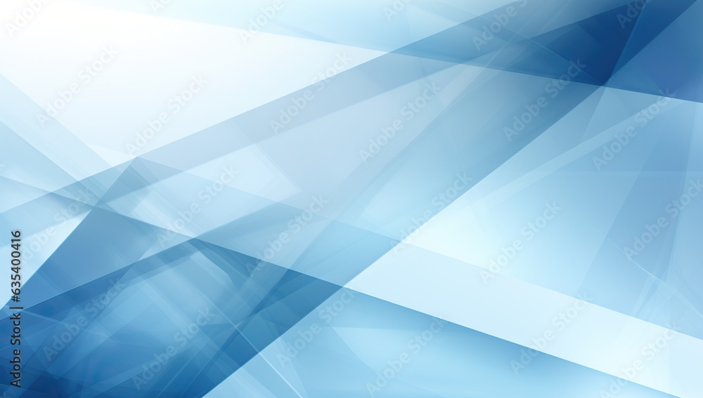 a blue abstract background with light and light blue shapes, in the ...