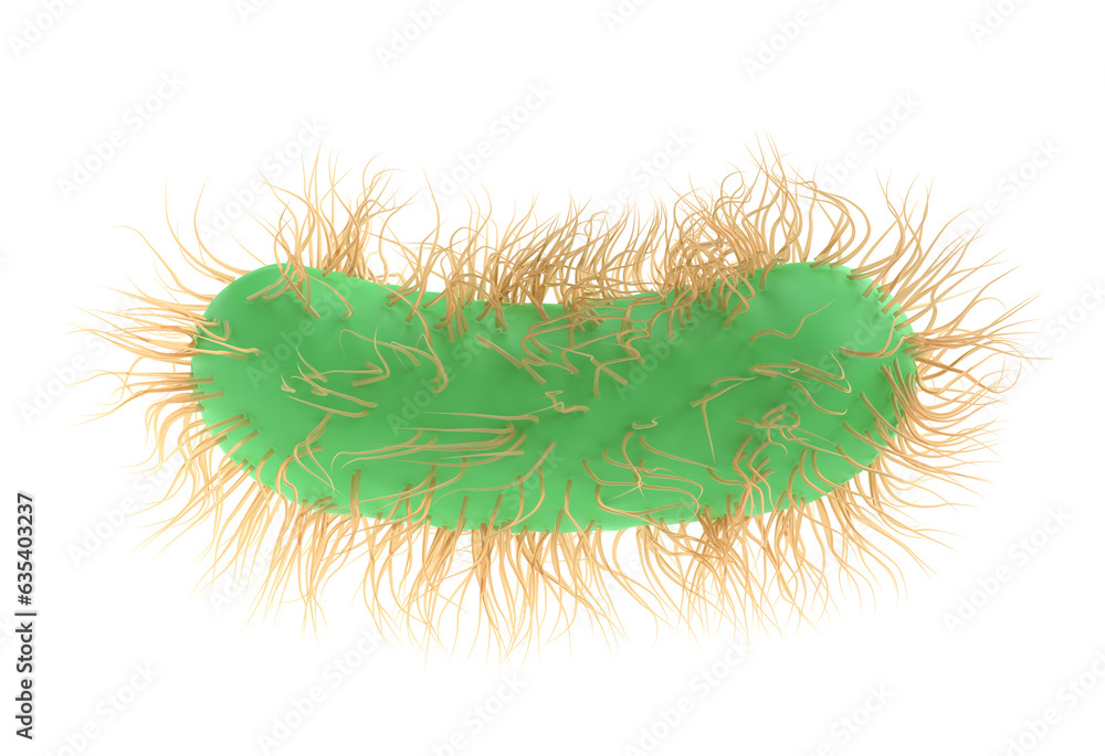 3d render illustration Escherichia Coli of Pathogenic bacterium ...