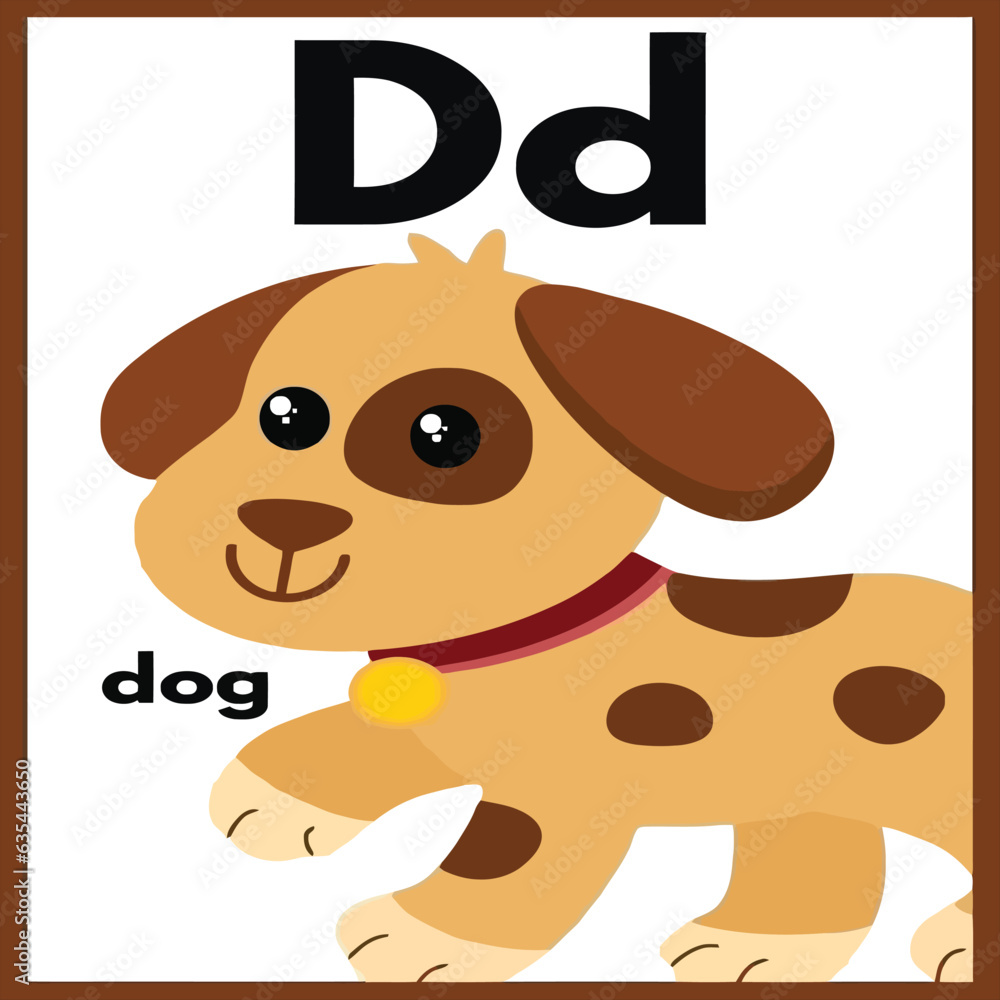 Animal alphabet. Zoo ABC. Cartoon cute animals isolated on white ...