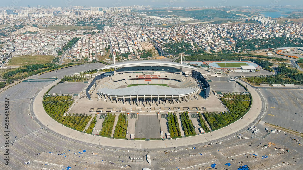 Istanbul, Turkey - June 24, 2023: The Ataturk Olympic Stadium is a ...