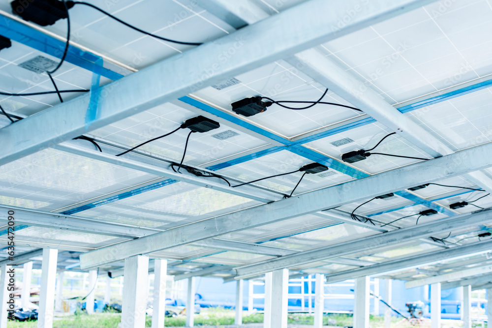 Solar cell connector. Solar PV connector of the solar cell circuit and ...