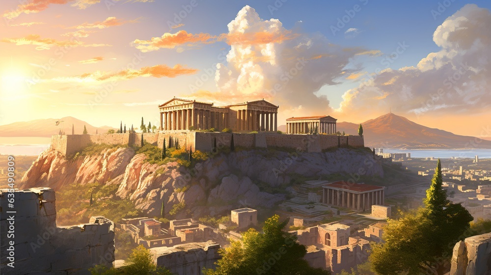 Step back in time with this evocative digital painting, capturing the ...