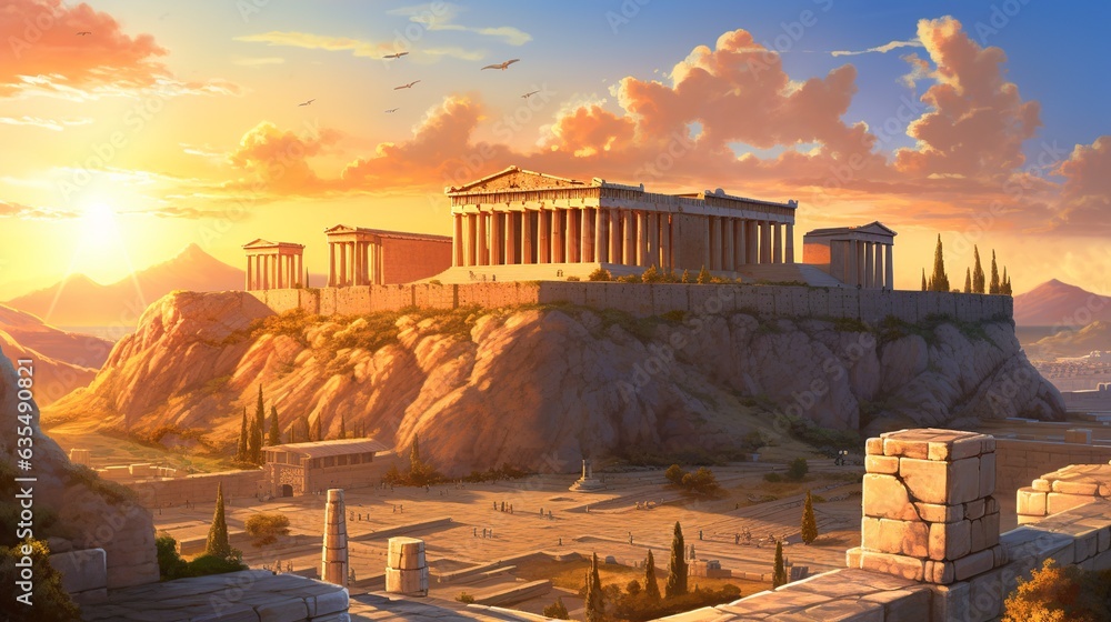 Step back in time with this evocative digital painting, capturing the ...