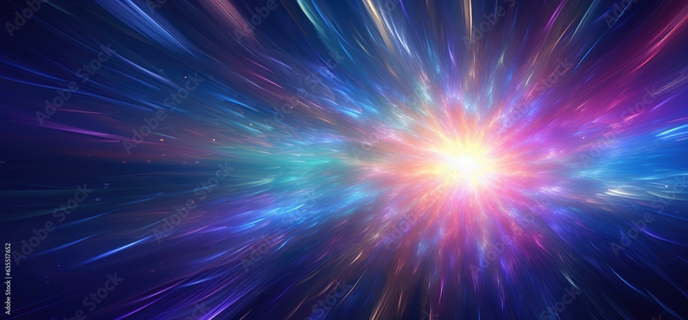 ELECTRIC COLORS. Space explosion, Big bang. Electrified wallpaper ...