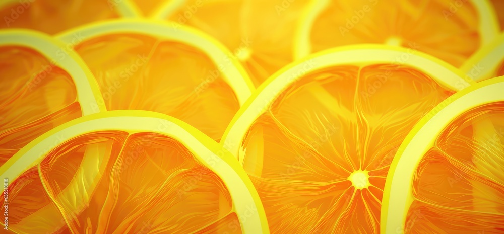 3D ORANGE OVERLAPPED SLICES. Overlapping fruit, Emotional pattern ...