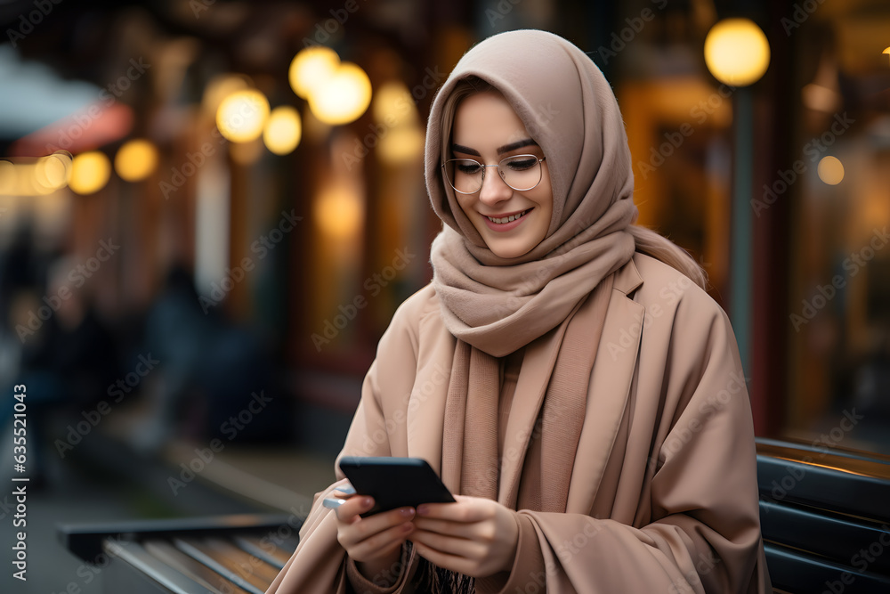 arabic lady covered hijab middle east Stock Photo | Adobe Stock