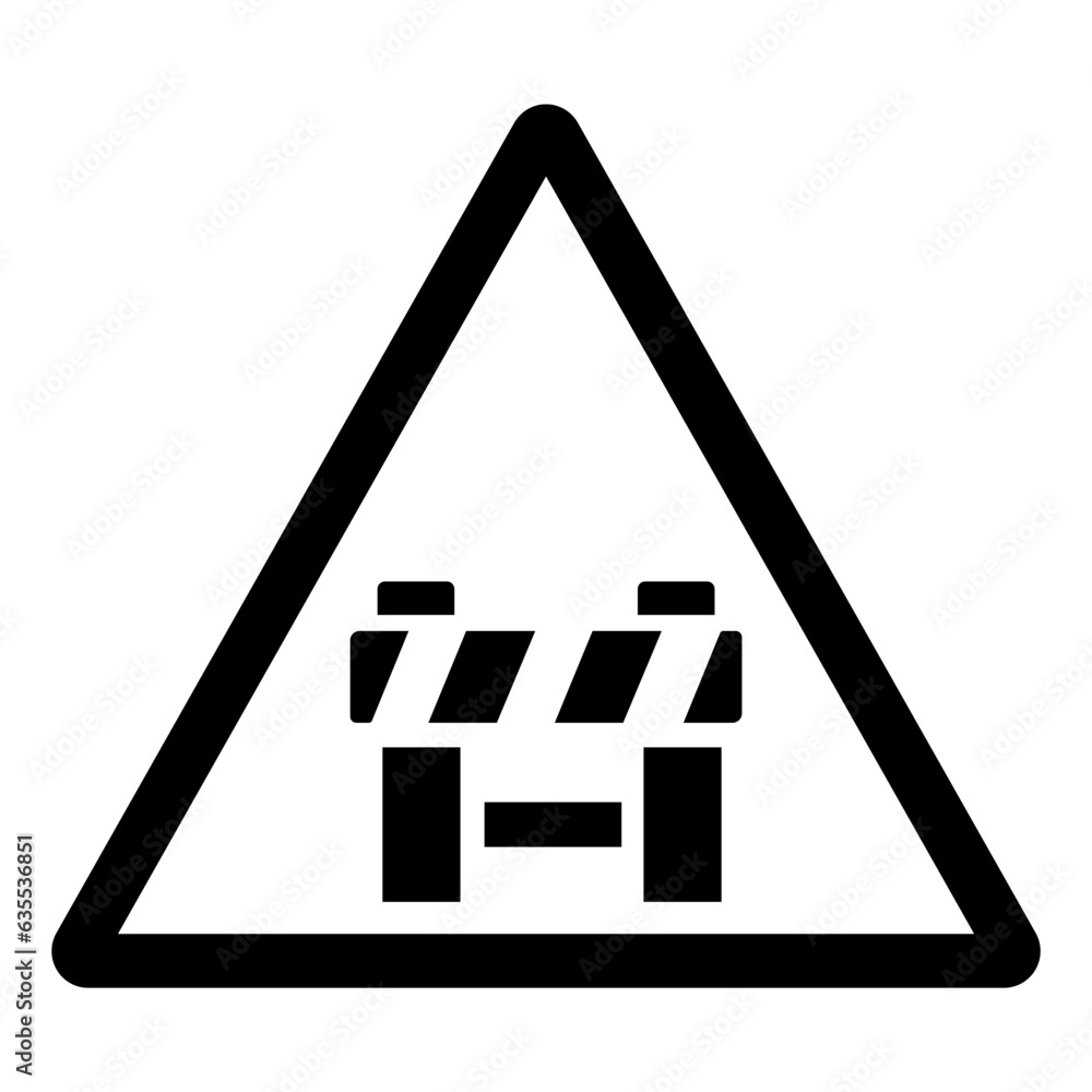 Construction Area Symbol Sign, Vector Illustration, Isolate On White ...