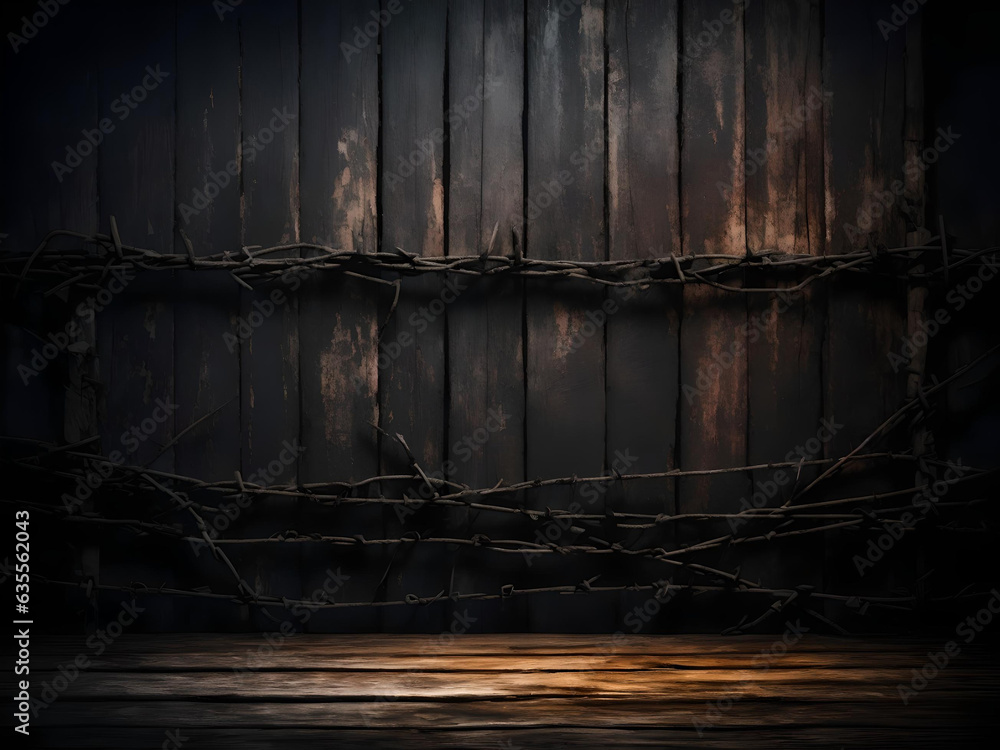 Horror background with grunge texture with black shadows and glow ...