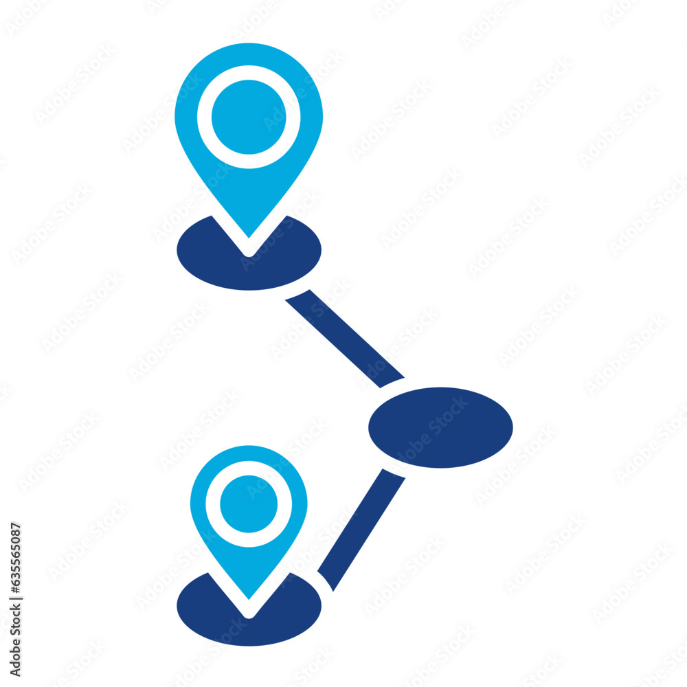 Customer Journey Map Icon Stock Vector | Adobe Stock