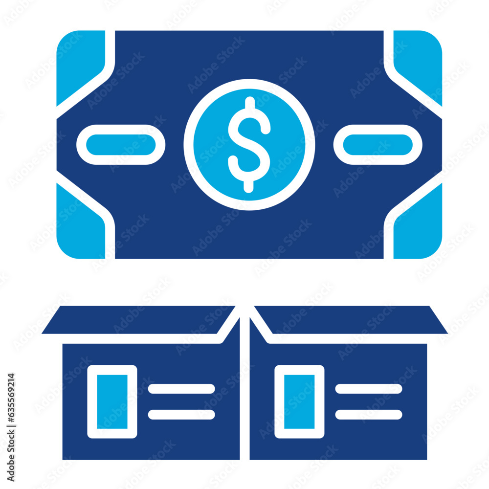 Petty Cash Icon Stock Vector | Adobe Stock