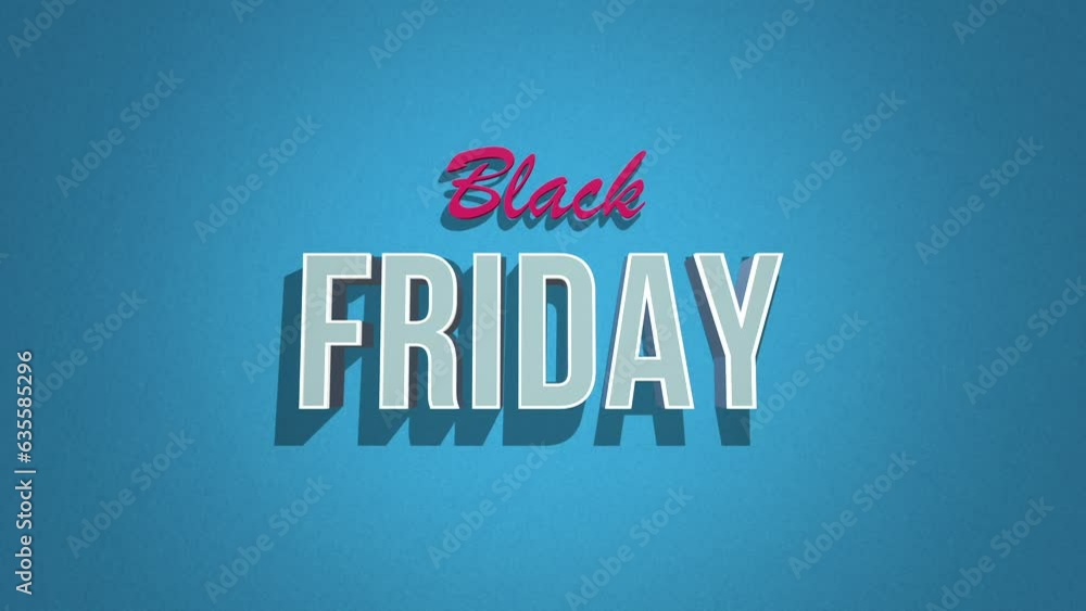 Black Friday goes vintage with retro-inspired typography on an 80s ...