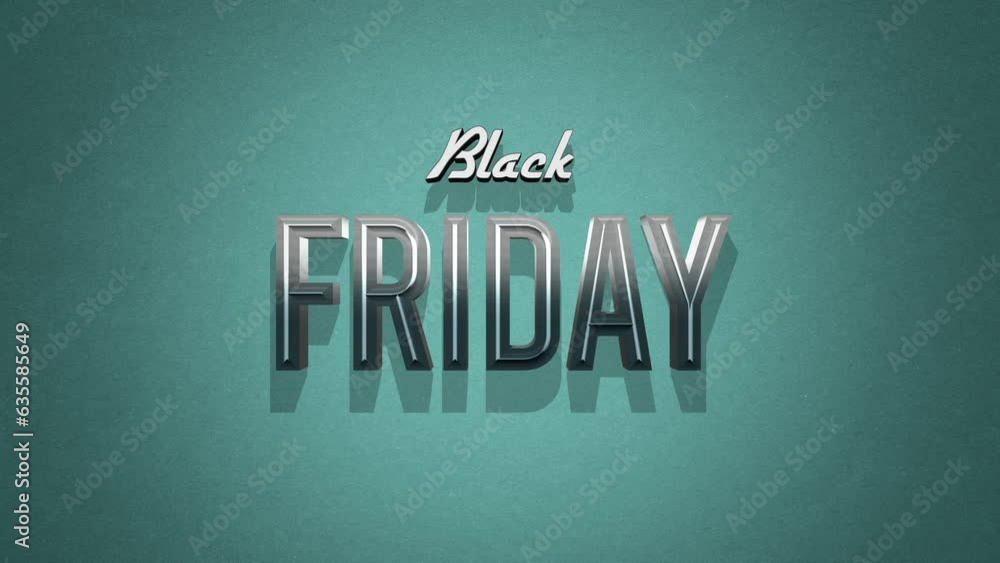 Black Friday goes vintage with retro-inspired typography on an 80s ...