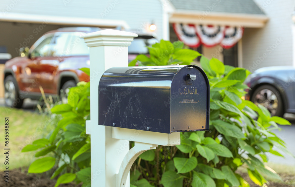 mailbox stands as a portal of connection, bridging distances and ...