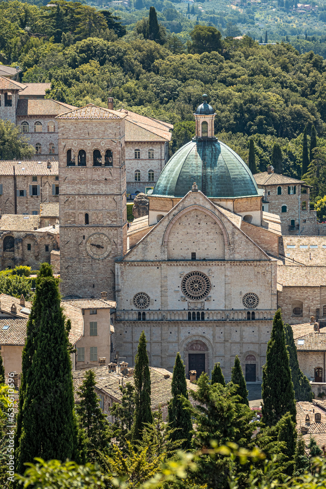 Assisi Cattedrale di San Rufino Stock Photo | Adobe Stock