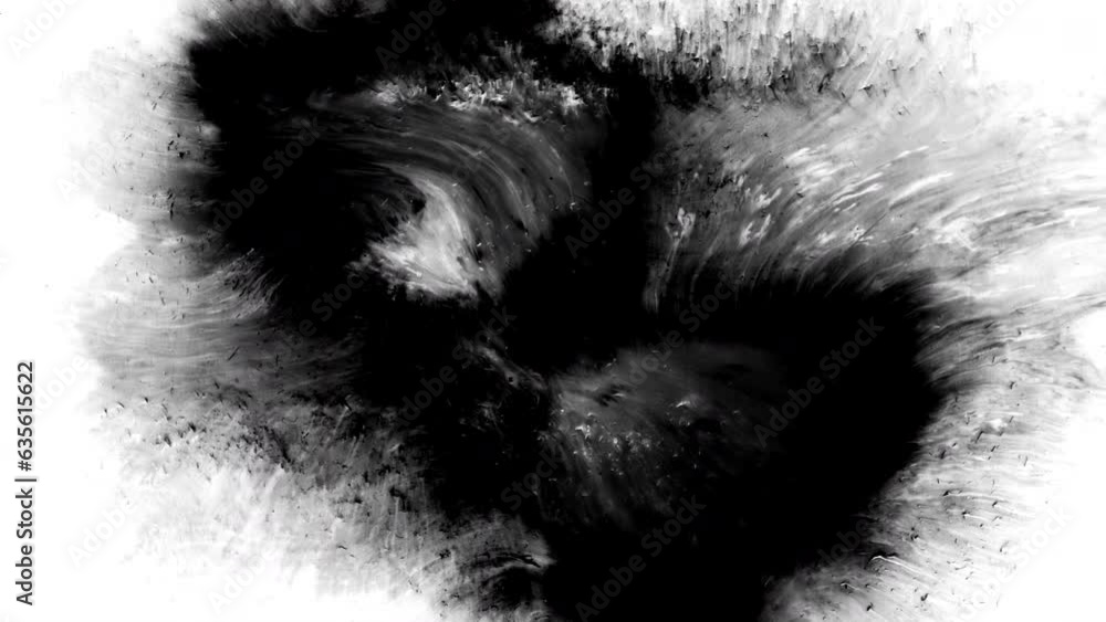 ink transition on white screen, drop texture, ink transition splatter ...