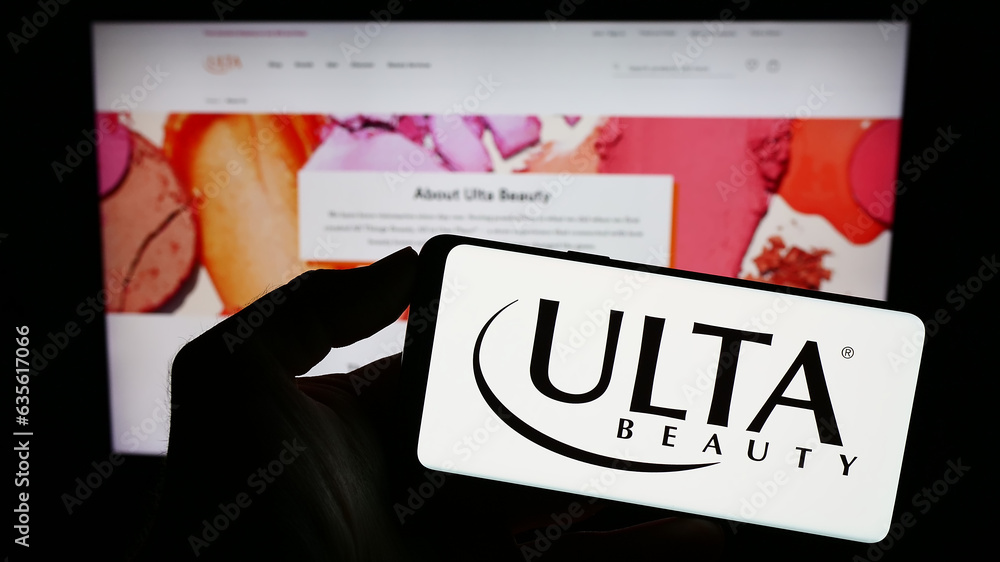 Stuttgart, Germany - 08-11-2023: Person holding cellphone with logo of ...