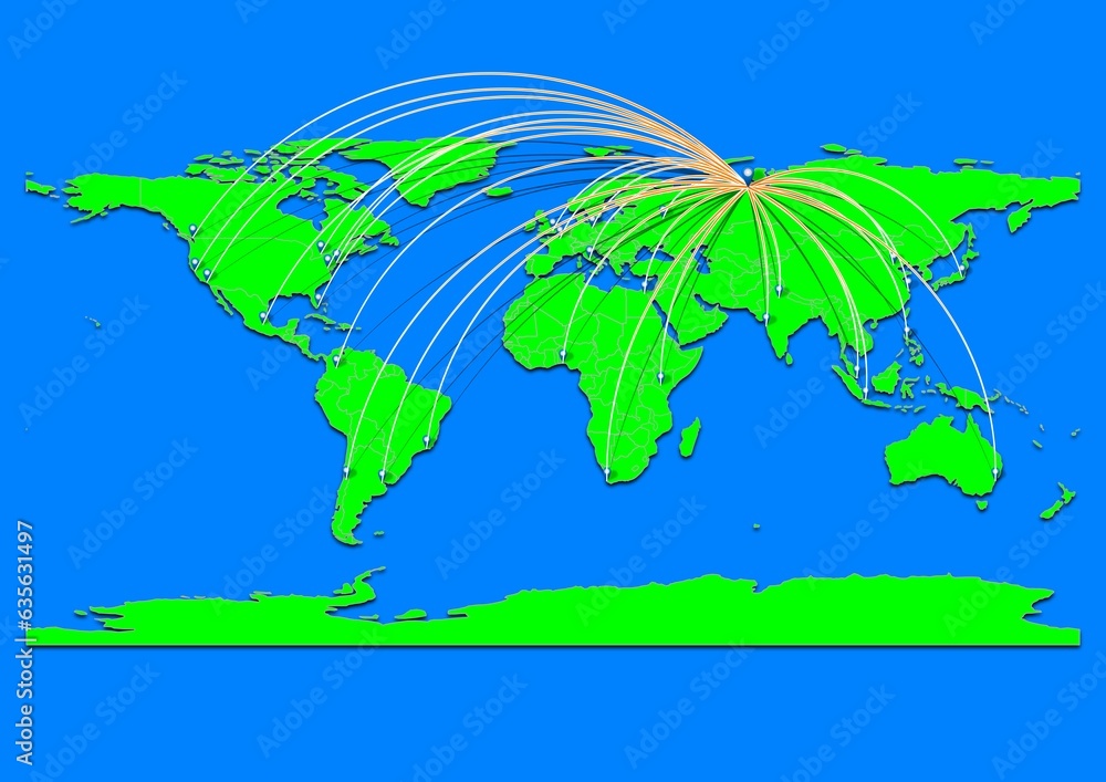 Vibrant Salekhard, Russia map - Export concept map for Salekhard ...