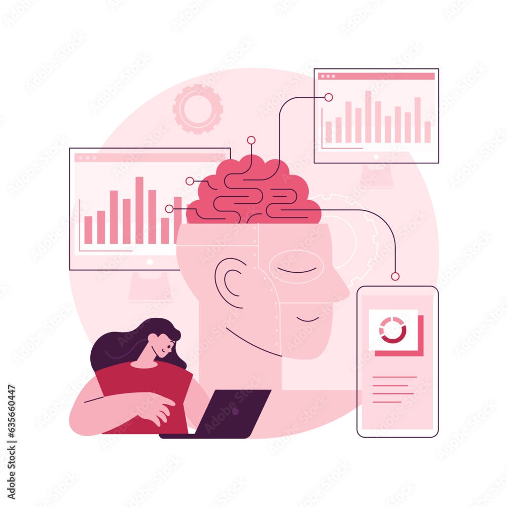Artificial Intelligence Abstract Concept Vector Illustration Ai Machine Learning Artificial