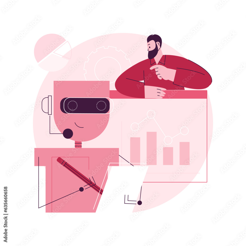 Robotic process automation abstract concept vector illustration ...