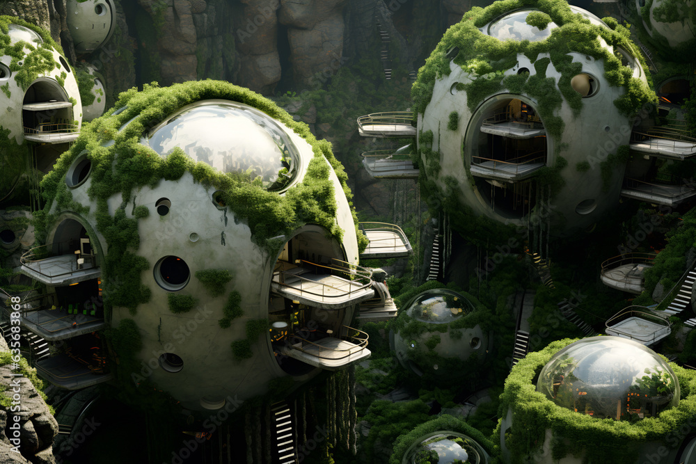 Post-apocalyptic floating dwellings that ingeniously blend survival and ...