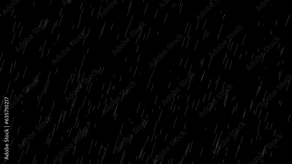 Vidéo Stock 4K Cinematic Realistic rainfall animation overlay ...
