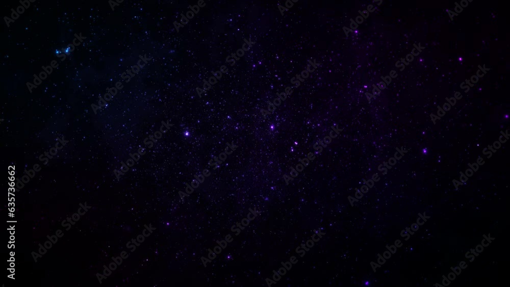 4K Realistic cool looking space stars moving background galaxy universe ...