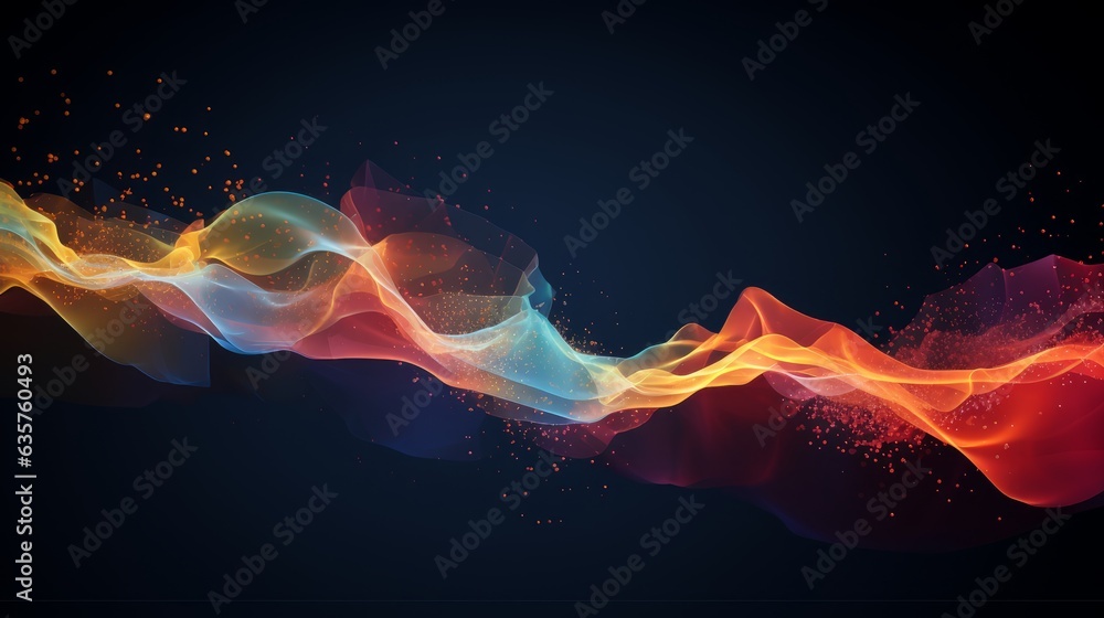 Fluid Algorithms: Abstract visualization of AI algorithms flowing and ...