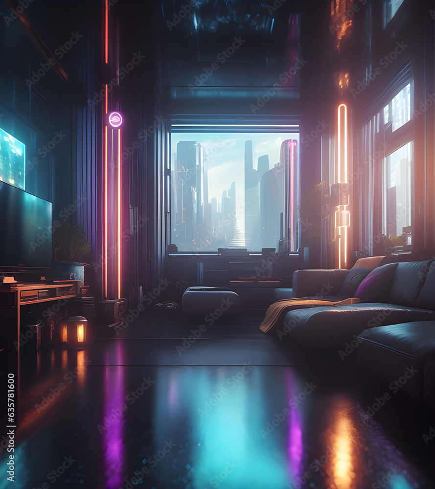 Animated Background Cyberpunk Mega Bundle 5 Cyberpunk Animated Videos