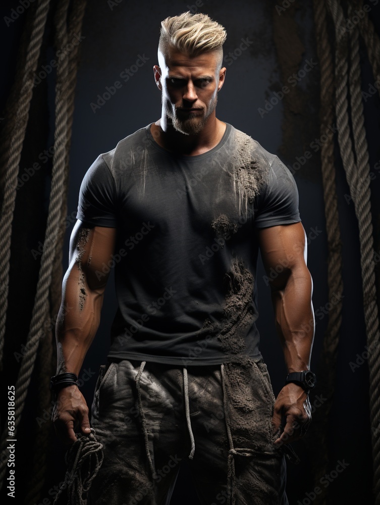 Fitness bodybuilding sports, beautiful muscular relief body, fitness ...