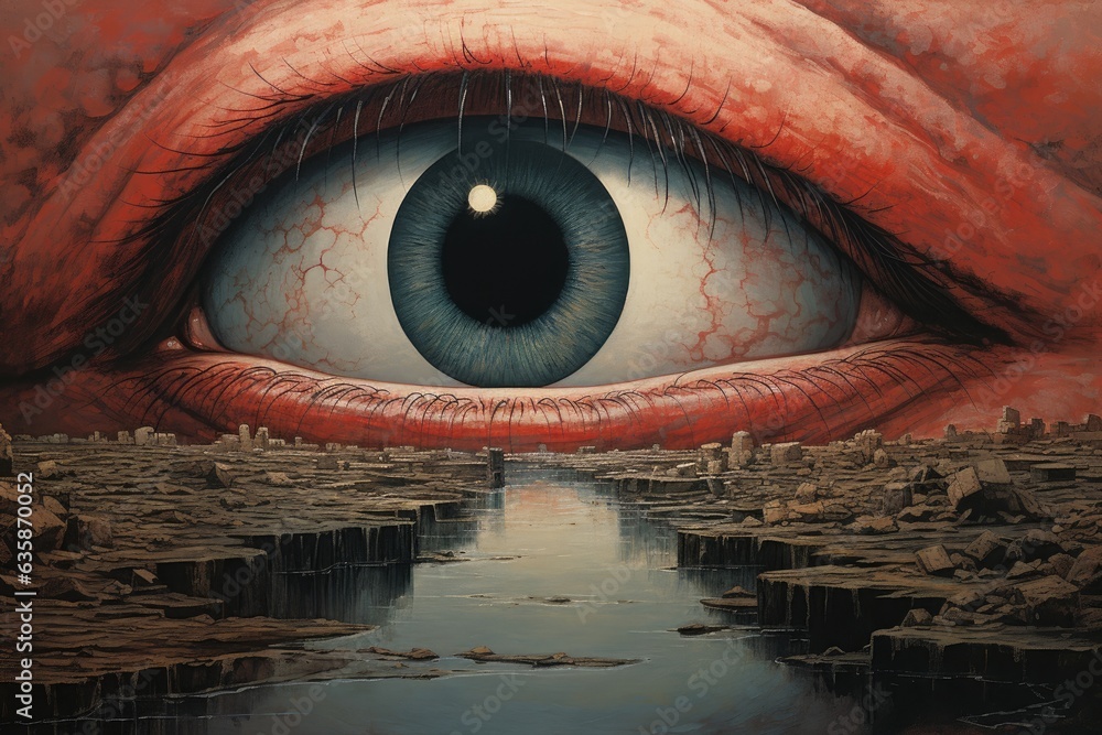 Gaze of the Giant Emerges in Ugly Cyclops Eye Artwork - An Illustration ...