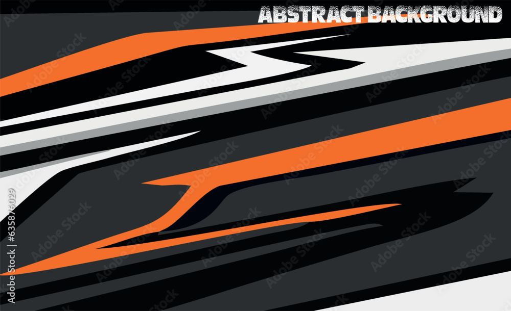 Abstract graphic line racing background kit vector design for vehicle ...