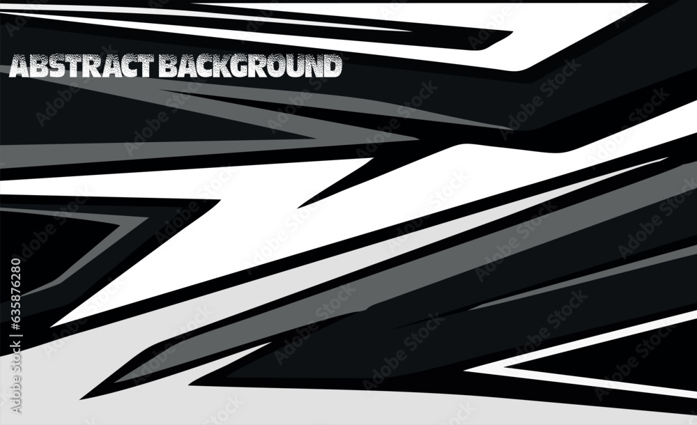 Abstract graphic line racing background kit vector design for vehicle ...