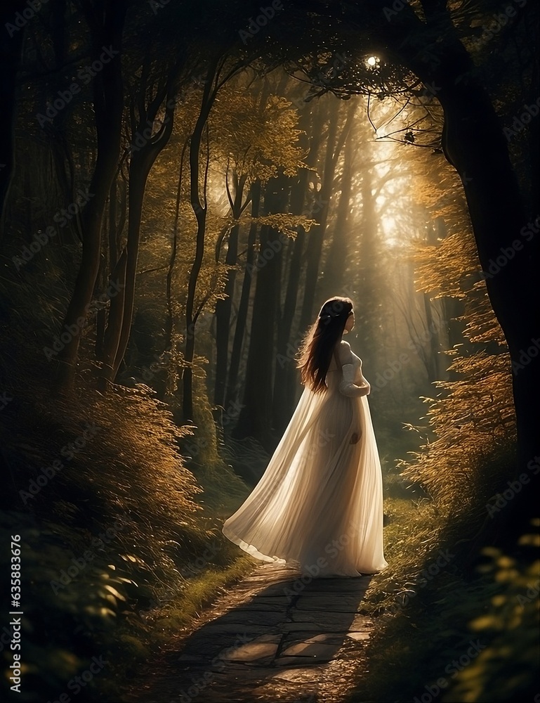 Step into a world of enchantment with this captivating image, crafted ...