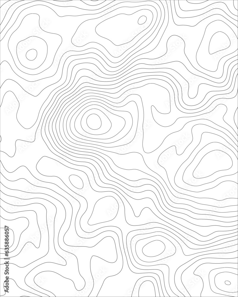 Topographic Map Vector Patterns. Topographic Maps can be used as ...