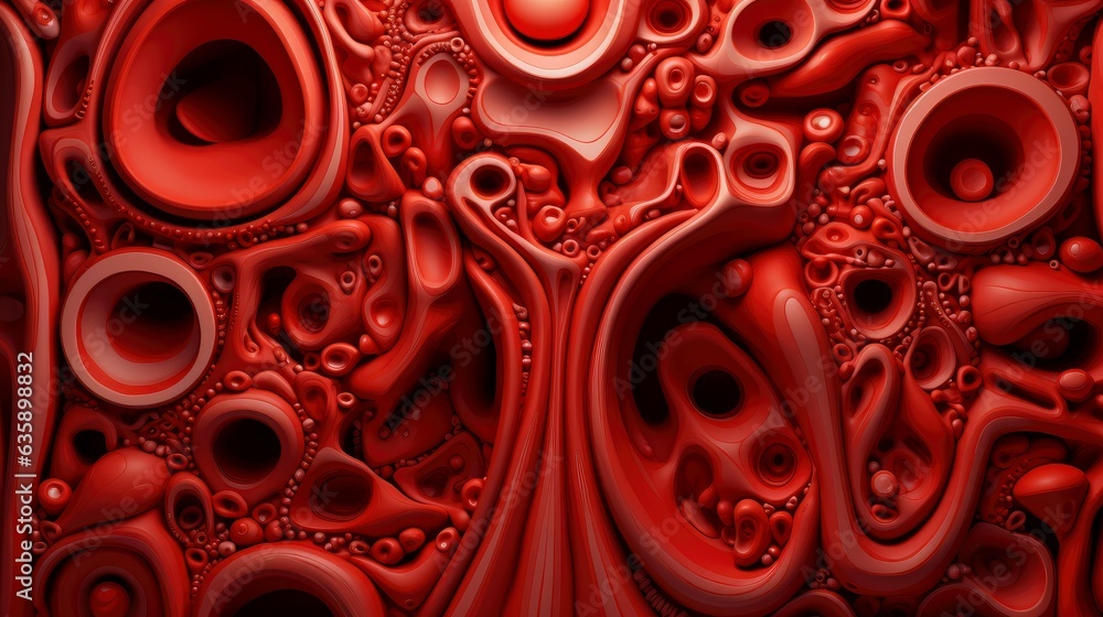 3D human organ systems, Human internal organs. Anatomy. Nervous ...