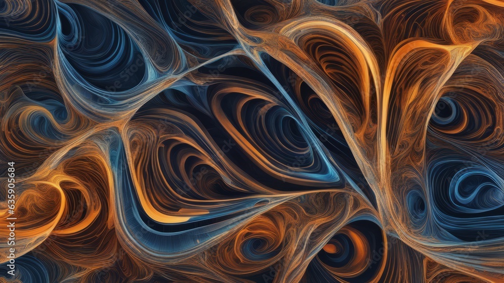 Abstract art concept of genetic mutations, code layering and the ...