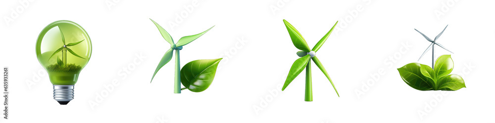 Green Energy clipart collection, vector, icons isolated on transparent ...