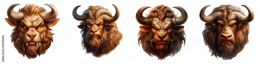 Minotaur clipart collection, vector, icons isolated on transparent ...