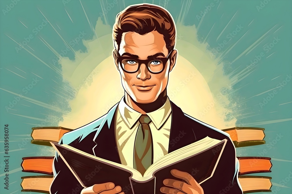 The concept of the problem depends on knowledge. Man and books ...