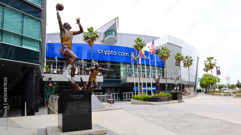 Los Angeles, California: crypto.com Arena (known as Staples Center ...