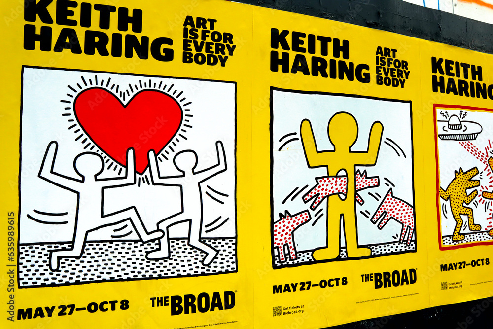 Los Angeles, California: KEITH HARING Posters to presents the first ...
