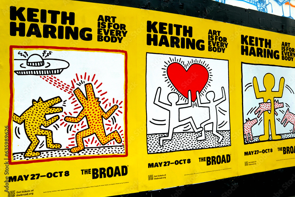 Los Angeles, California: KEITH HARING Posters to presents the first ...