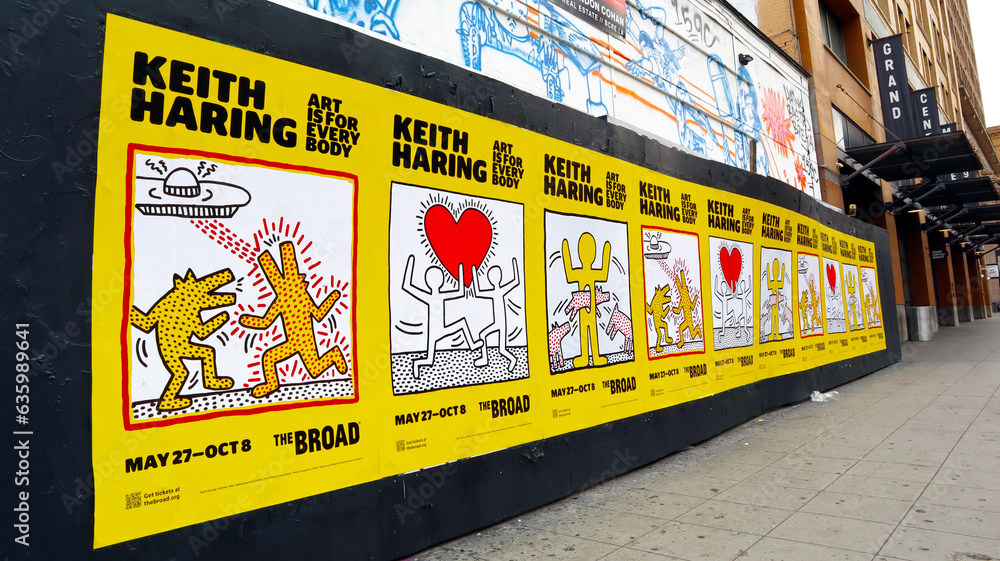 Los Angeles, California: KEITH HARING Posters to presents the first ...