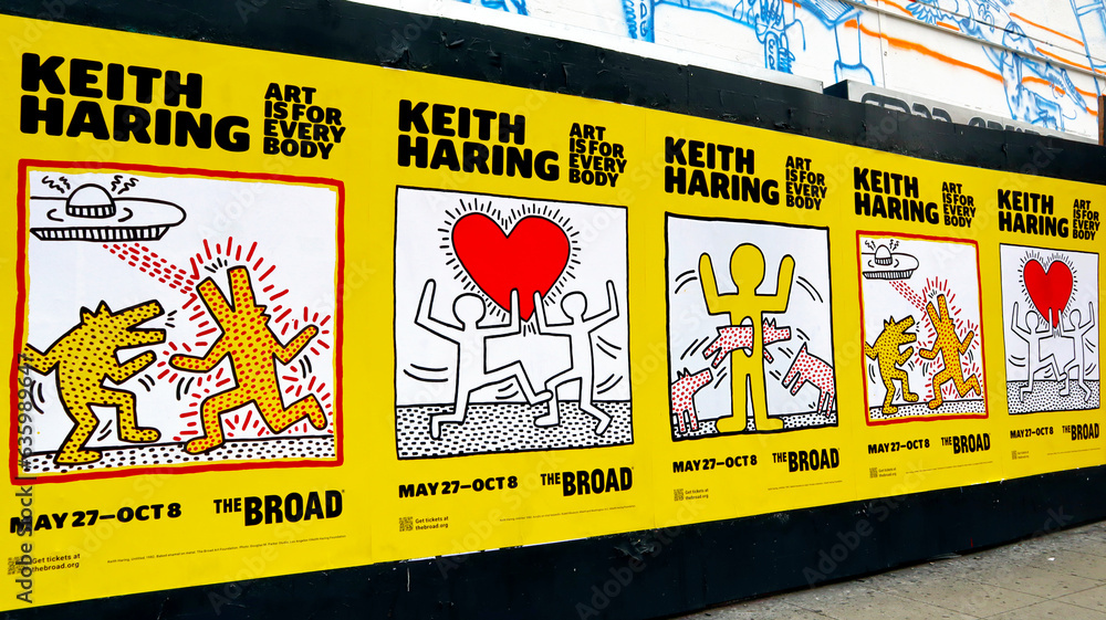 Los Angeles, California: KEITH HARING Posters to presents the first ...